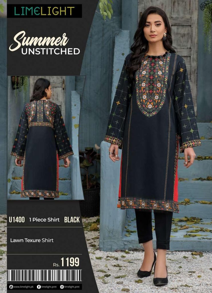 Limelight Shirt Black - Abbas Cloth House