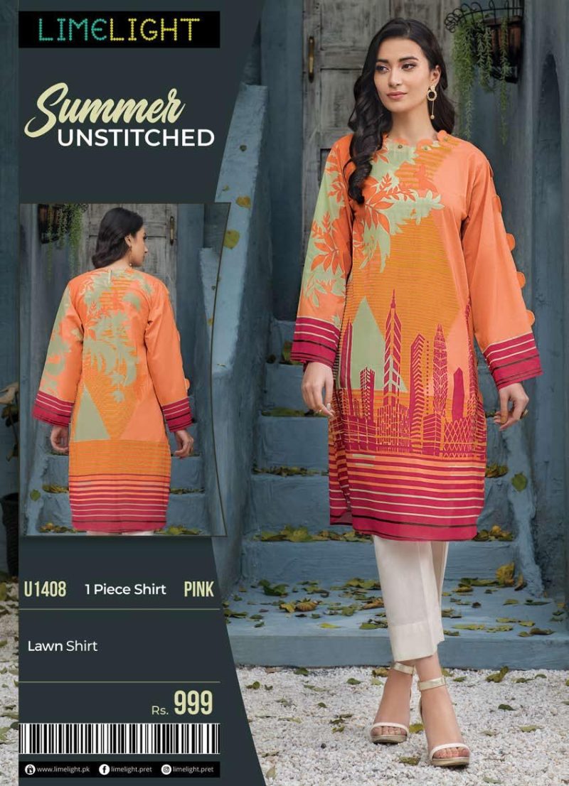 Limelight Shirt Pink 1 - Abbas Cloth House