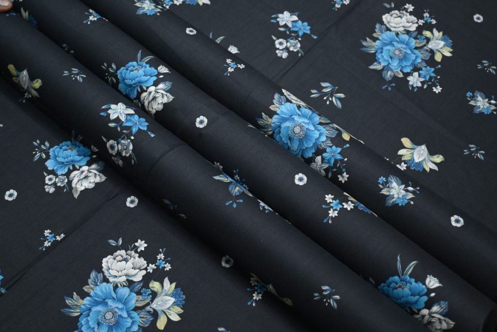 Marina Wool Two Piece Colour # Black - Abbas Cloth House