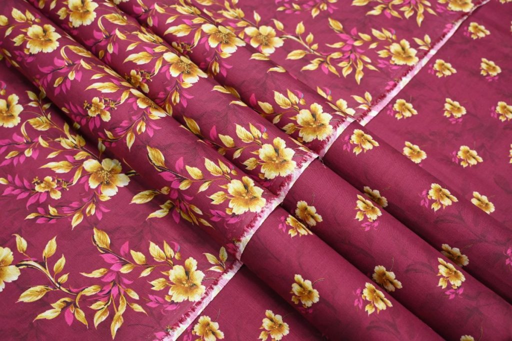 Marina Wool Two Piece Colour # Maroon - Abbas Cloth House